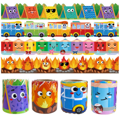 Camping Classroom Decor-Bulletin Board Borders 4 Rolls of 131 Inch ...