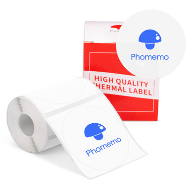 Phomemo Circle Label for M110/M110S/M120/M200/M220 Label Maker, 1.96" x ...