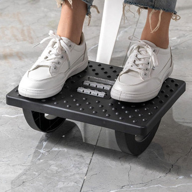Foot Rest, Adjustable Height Foot Rest for Under Desk at Work ...