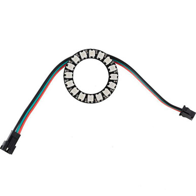 Sparkleiot 16 Bits WS2812 LED Ring with SM2.54-3P Plug Wire, WS2812B ...