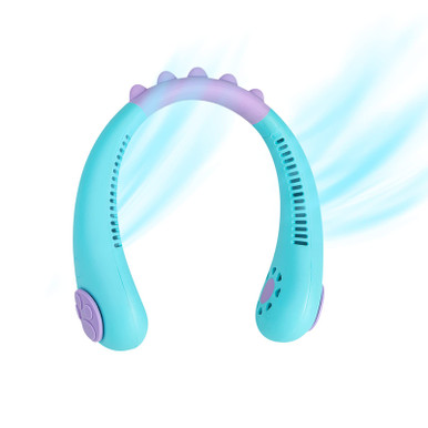 Portable Neck Fan for Kids, Rechargeable, Personal Cooling Mini Fan ...