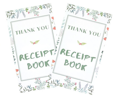 Thank You Receipt Book for Small Businesses 4x7 inches 2-Part ...