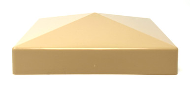 True 6x6 (155mm x 155mm) Plastic Pyramid Vinyl Fence Post Cap for True ...