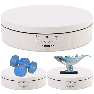Rotating Display Stand, 5.7 Inch Max Load 22LB Rotating Motorized ...