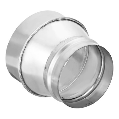 PATIKIL Duct Reducer Connector Adapter, 5 to 4 Inch Galvanized Steel ...