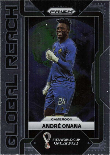 2022 PANINI PRIZM FIFA WORLD CUP QATAR GLOBAL REACH #9 ANDRE ONANA ...