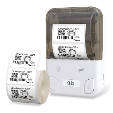 OneNonly Q21 Label Maker - Portable Bluetooth Thermal Label Printer ...