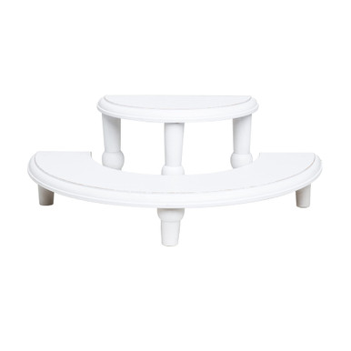 Defined Deco 2-Tier Wood Riser,Wood Display Risers for Decor,Large ...