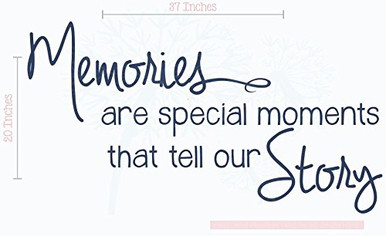 Memories Are Special - Memorial Wall Decor - In Memory of Decals ...