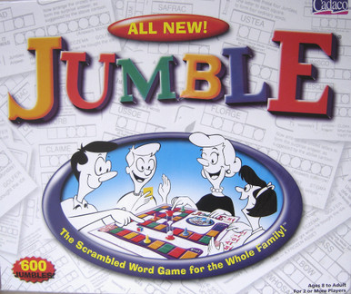 All New Jumble the Scrambled Word Board Game By Cadaco ...