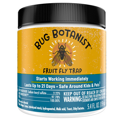 Bug Botanist Fruit Fly Trap: Natural Indoor Fruit Fly Killer, Family ...