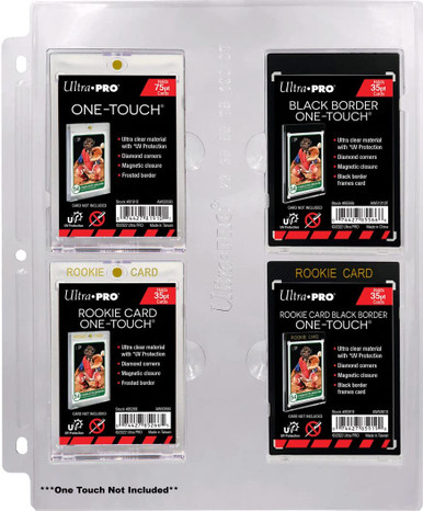 Ultra PRO - 4 Pockets Page for ONE-Touch Displays, Perfect for (23pt ...