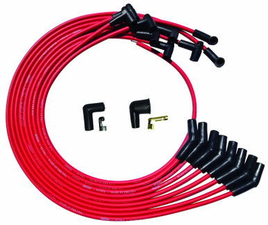 Moroso 52045 Ultra Series Red Spark Plug Wires, Big Block Chevy, Under ...