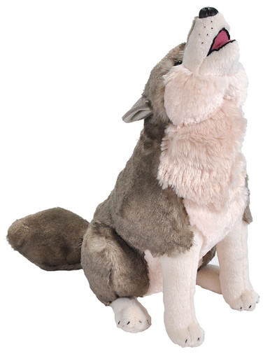 Wild Republic Howling Wolf, Plush, Stuffed Animal, Plush Toy, Gifts for ...