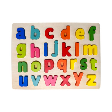 Lowercase Alphabet Puzzle, Toddler Puzzles, Preschool Wood Puzzle, ABC ...
