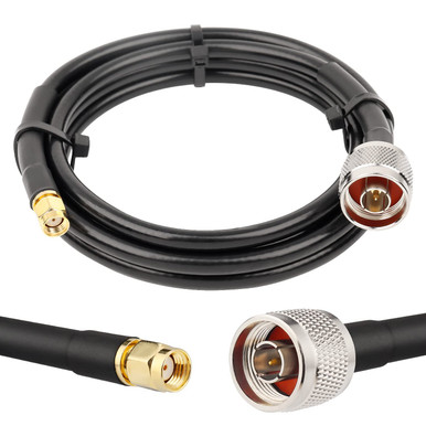 6FT Lora Antenna Cable N Male to RPSMA Male KMR240 N Type Male RP-SMA ...