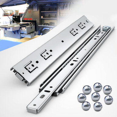 PHWALK 1 Pair 18 Inch 150 Lb Heavy Duty Drawer Slides Full Extension ...