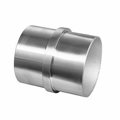 Stainless Steel Round in Line Splice for 2" OD Round Top Rail Tube on ...