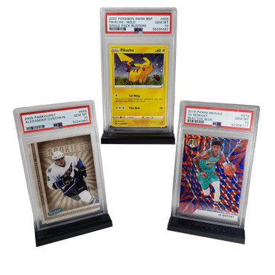 PSA Acrylic Display Stand fits PSA Graded Card (PSA Black 5 Pack with ...