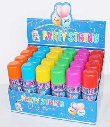 5 Cans Silly Goofy Crazy Prank Party String Spray Streamer Wedding ...