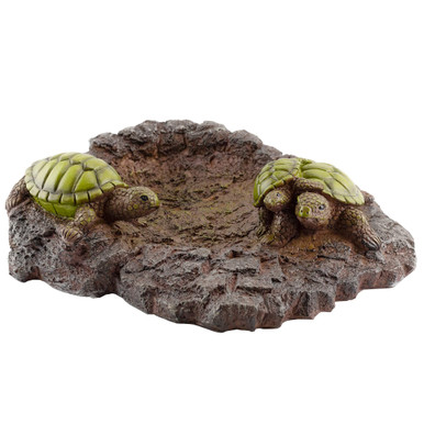 Esterno Turtles Splash Block; Resin Turtle Pond Gutter Downspout ...