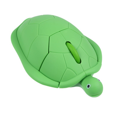 Wireless Mouse Cute Animal Green Turtle Shaped Computer Mouse Ergonomic ...