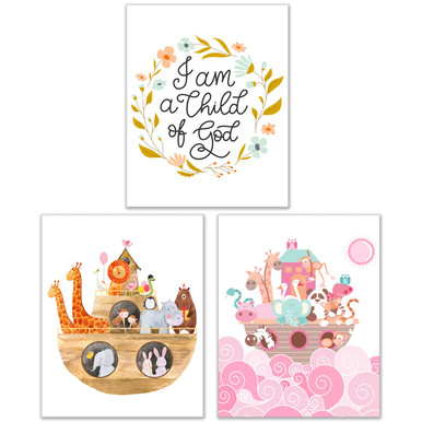 Christian nursery wall art, Christian posters for girls, religious ...