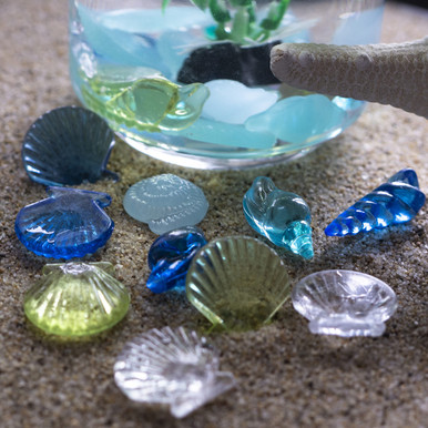 Acrylic Sea Shells,Plastic Conch,Starfish Fake Artificial Resin Ocean ...