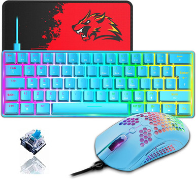 SELORSS ZIYOULANG T60 60% Compact Mechanical Gaming Keyboard RGB Chroma ...