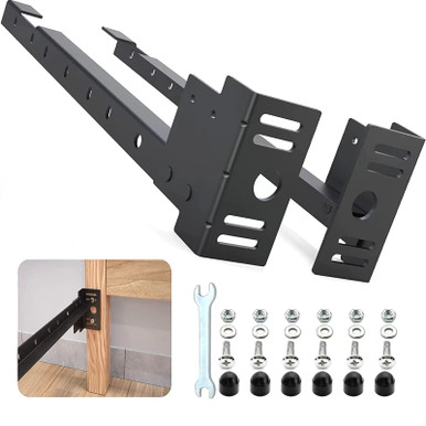 iuhome Bed Frame Footboard Extension Brackets Set Attachment Kit ...