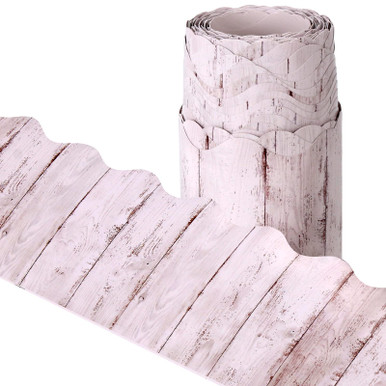 Bulletin Board Trim, 16.4Ft Border Trim for Bulletin Board, White Wood ...