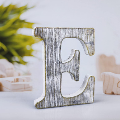 WOODOUNAI 4 Inch Wood Letters Unfinished Rustic Wood Letters for Wall ...