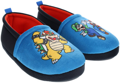 Super Mario Slippers for Kids, A-Line Mismatch Slippers, Mario, Luigi ...