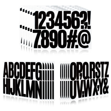 288 Pieces 18 Sheets Letter Stickers,Self Adhesive Vinyl Waterproof ...
