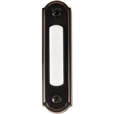 Newhouse Hardware LED Lighted Metal Door Chime Push Button (Oil-Rubbed ...