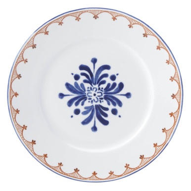 Dansk Northern Indigo Accent Plate, 1.05 LB, Blue - Warehousesoverstock