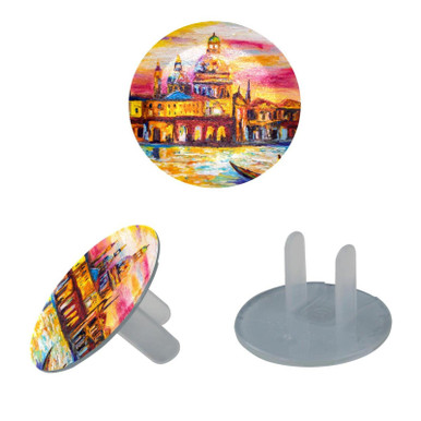 Electrical Outlet Covers 12 Pack, Plastic Plugs Covers Socket Protector ...