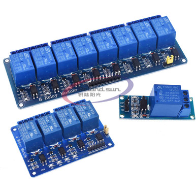 DC 12V 1 2 4 8 Channel Relay Module with optocoupler Relay Output 1 2 4 ...