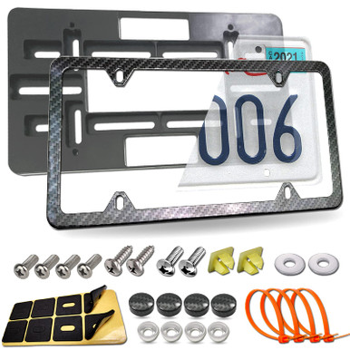 Front License Plate Mounting Kit- Universal License Plate Bracket ...