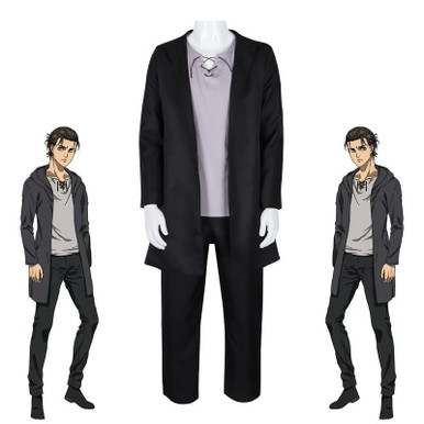 Attack on Titan Cosplay Jaeger Eren Cosplay Costume The Final Season ...