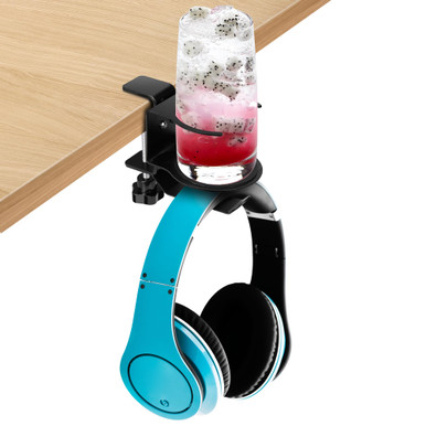 Desk Cup Holder - 2 in 1 Anti-Spill Cup Holder for Desk or Table with ...