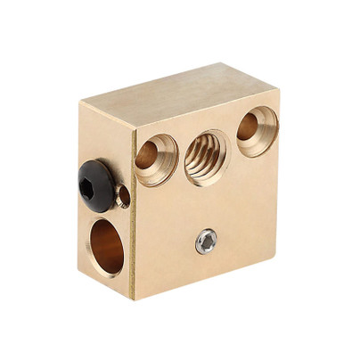 Runlyn High Temperature CR-10 Brass Heater Block for MK8 Extruder ...
