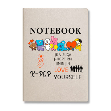 LBWCER Kpop Journal and Notebook Kpop Composition Leather Journal ...