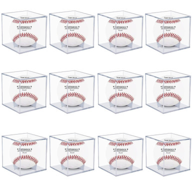 12 Pack UV Protected Acrylic Boxes for Display,Clear Display Case ...