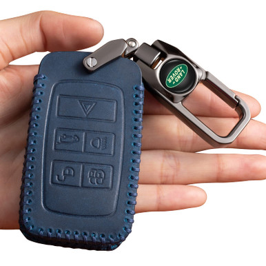 Car Key Case Genuine Leather Protector with Keychain fit for Range ...
