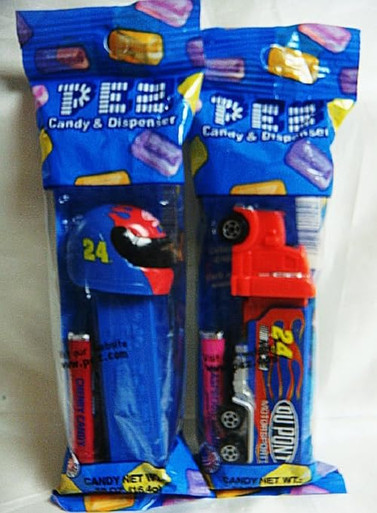 Jeff Gordon #24 NASCAR Pez Dispenser Helmet and Truck Hauler Set/Pair ...