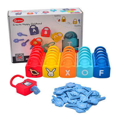 Montessori Toys Materials For Toddlers Lock Learning To Unlock With ...