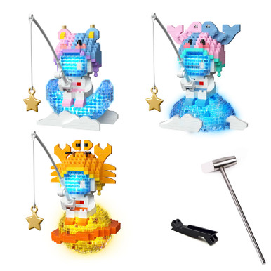 qOvOp 3 Packs 12 Constellations Micro Brick Building Toys, Pisces ...