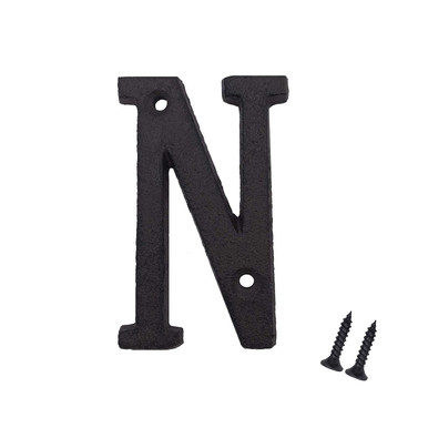 YICC 3 Inch House Letters, Cast Iron Mailbox Letter/Home Address Letter ...