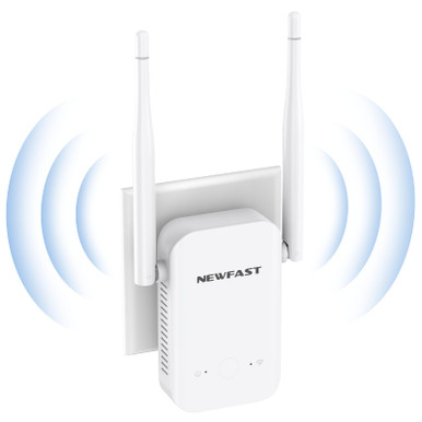 NEWFAST 300Mbps WiFi Extender/Booster, 2.4GHz Single Band WiFi Range ...